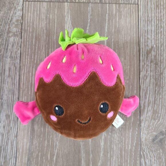 Toys | Squish Plush Chocolate Covered Strawberry Stuffed Animal | Poshmark